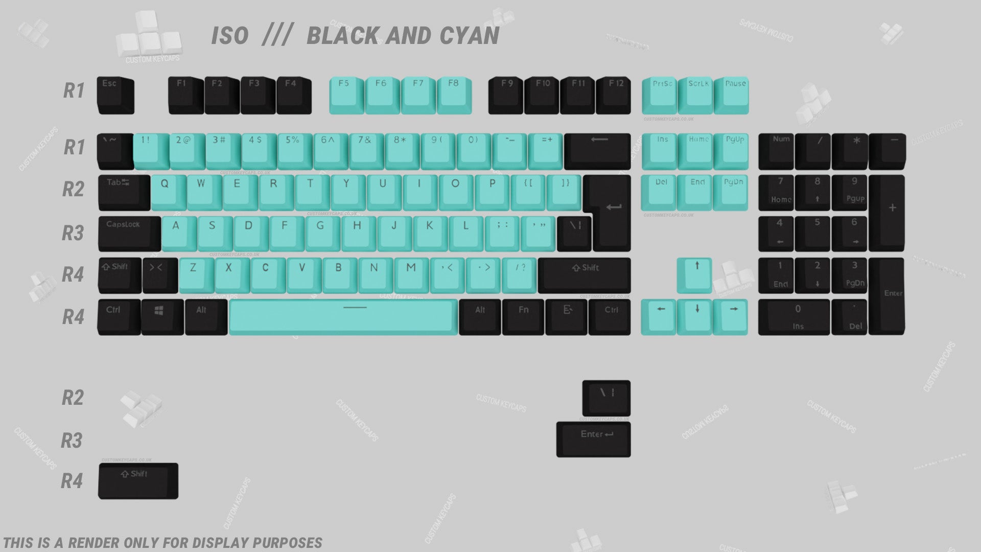 Custom ABS Keycaps iso Layout – Custom Keycaps UK