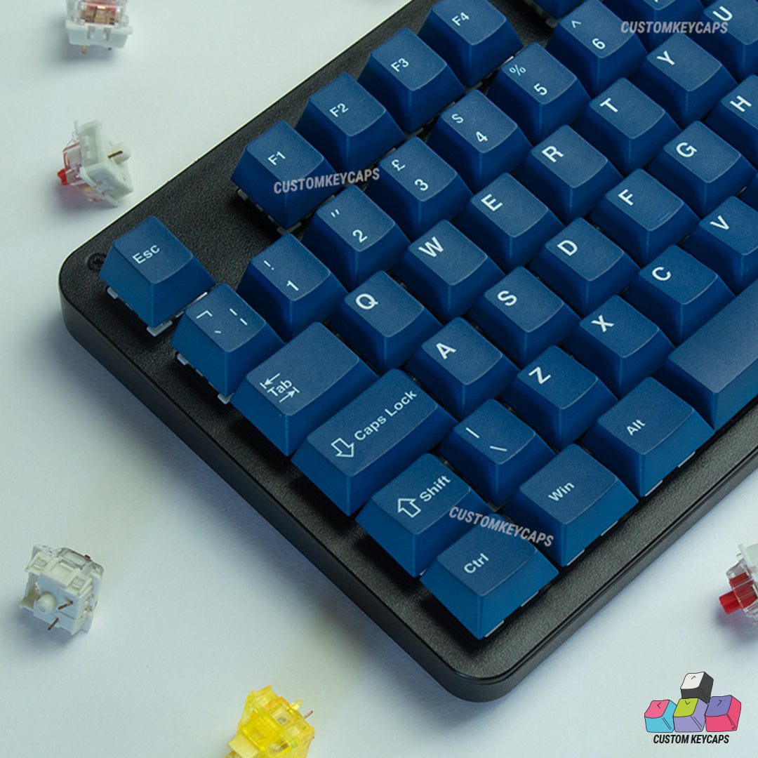 ISOUK // Dark Blue Keycaps – Custom Keycaps UK