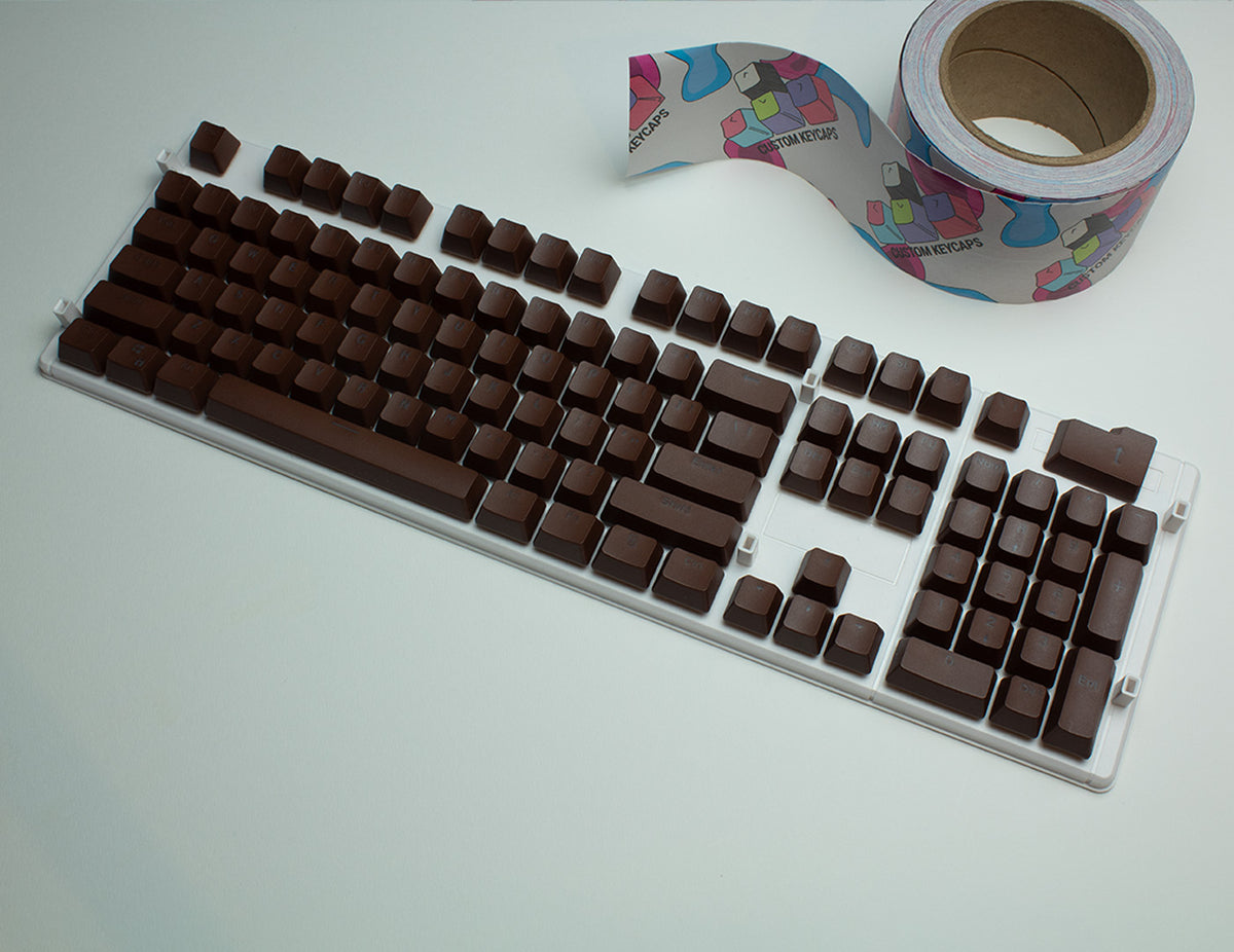 Dark Brown PBT Keycaps – Custom Keycaps UK