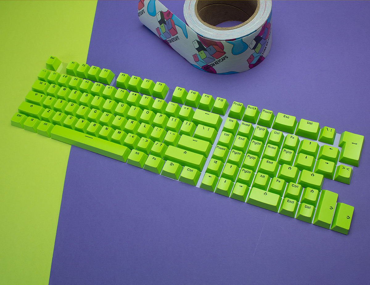 KL Green - Black Legends PBT Keycaps – Custom Keycaps UK