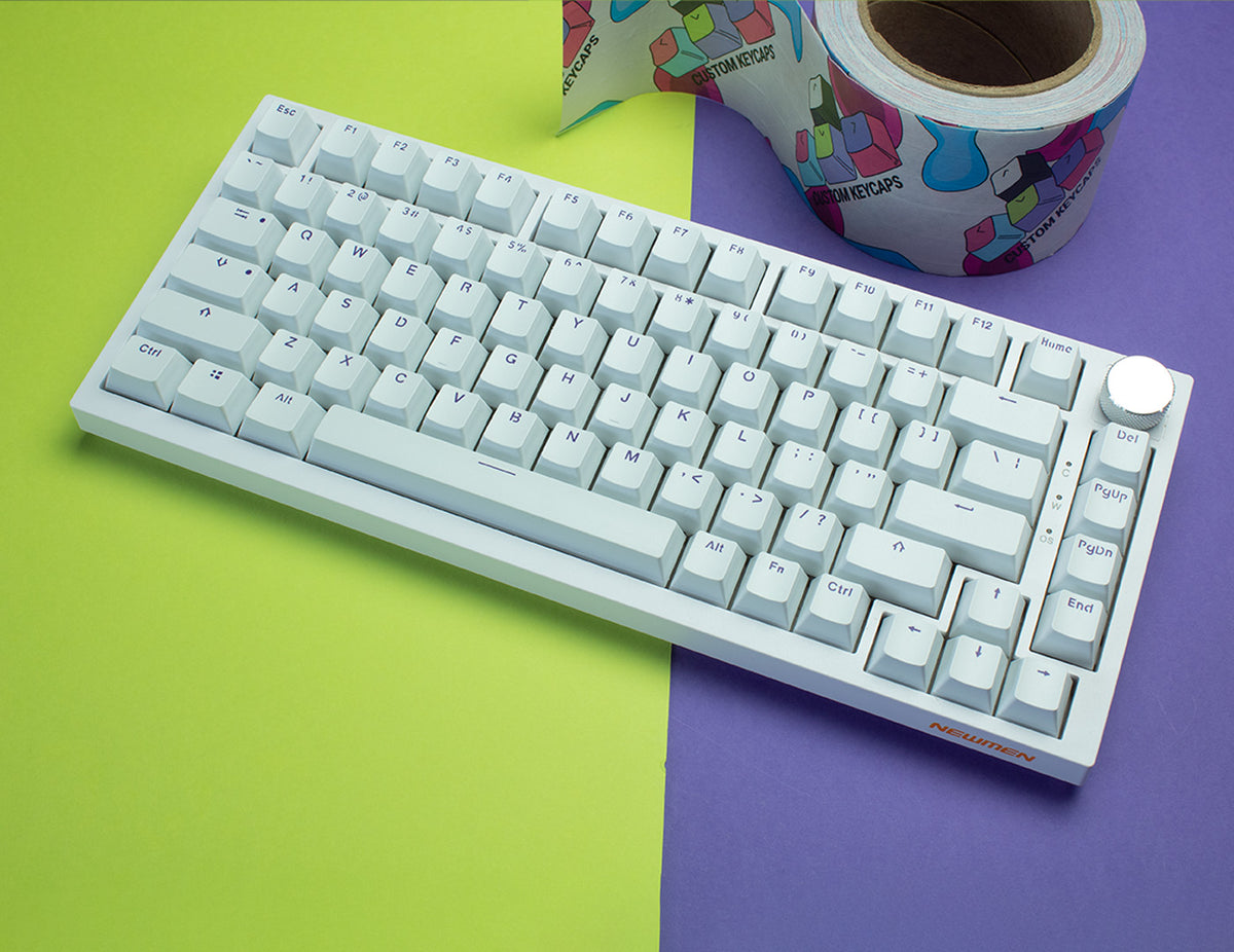 KL White - Purple Legends PBT Keycaps – Custom Keycaps UK