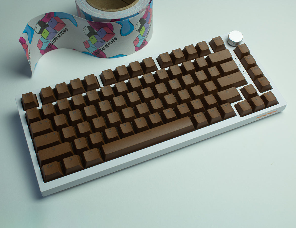 KL Light Brown PBT Keycaps – Custom Keycaps UK