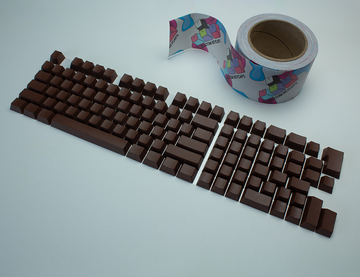 KL Light Brown PBT Keycaps – Custom Keycaps UK