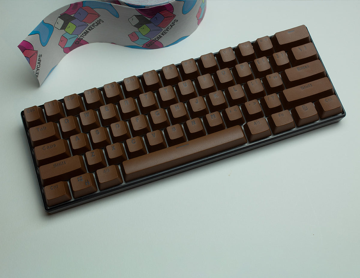 Light Brown PBT Keycaps – Custom Keycaps UK