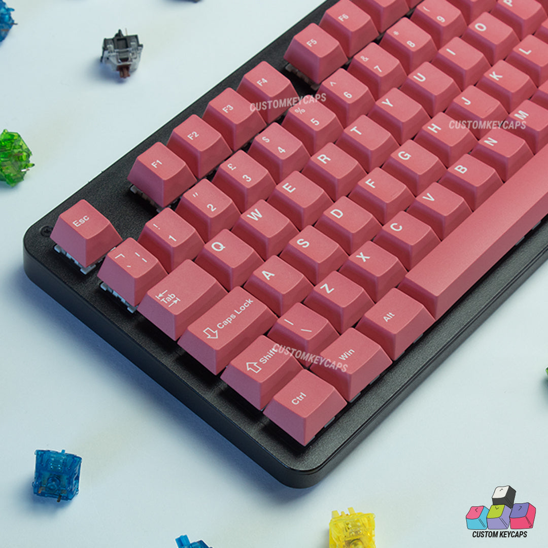 ISOUK // Pink Keycaps – Custom Keycaps UK