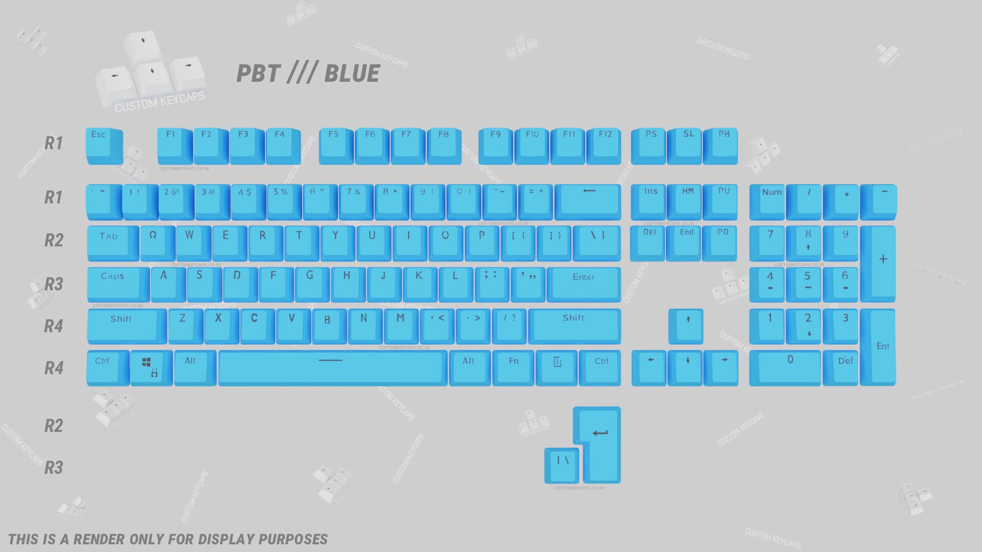 Custom Keycaps Solid Colours – Custom Keycaps UK