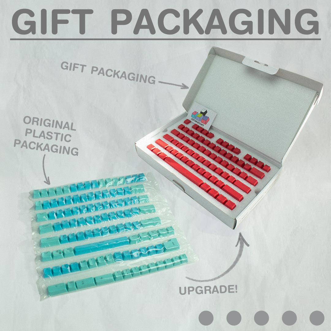 Regular or Gift Packaging? – Custom Keycaps UK