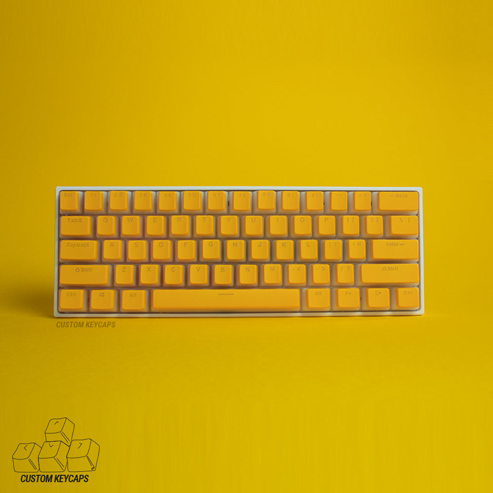 Yellow Pudding Keycaps – Custom Keycaps UK