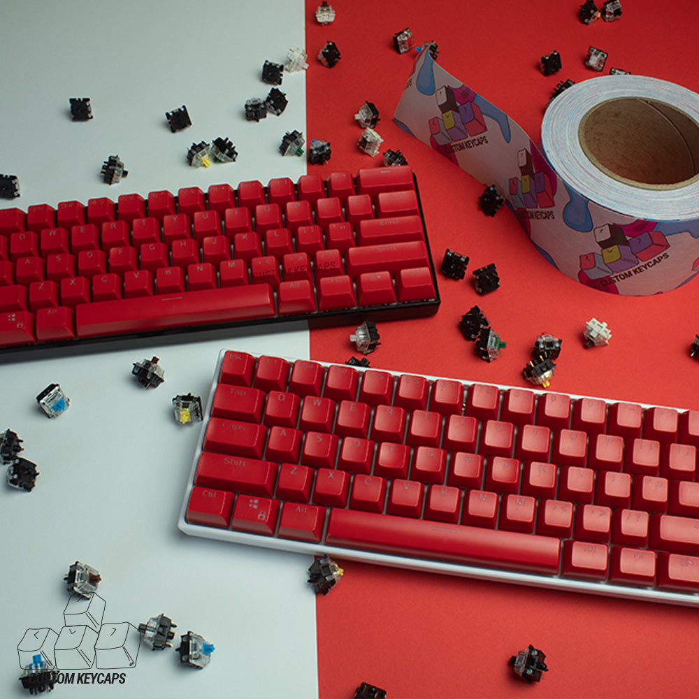 Red SA Profile Keycaps – Custom Keycaps UK