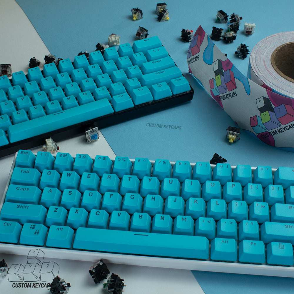 Light Blue PBT Keycaps – Custom Keycaps UK