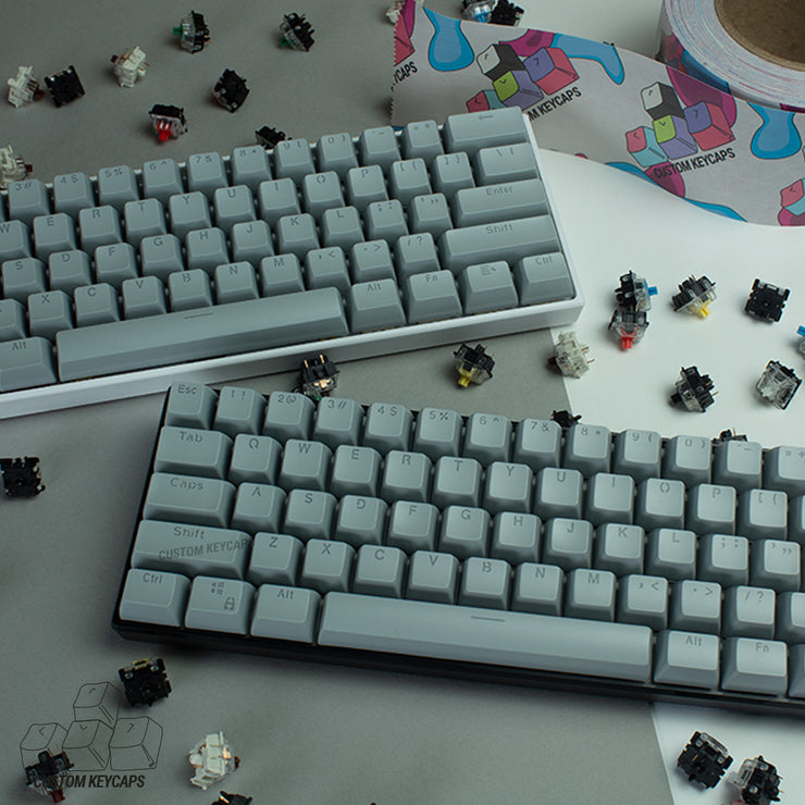 Grey SA Profile Keycaps – Custom Keycaps UK