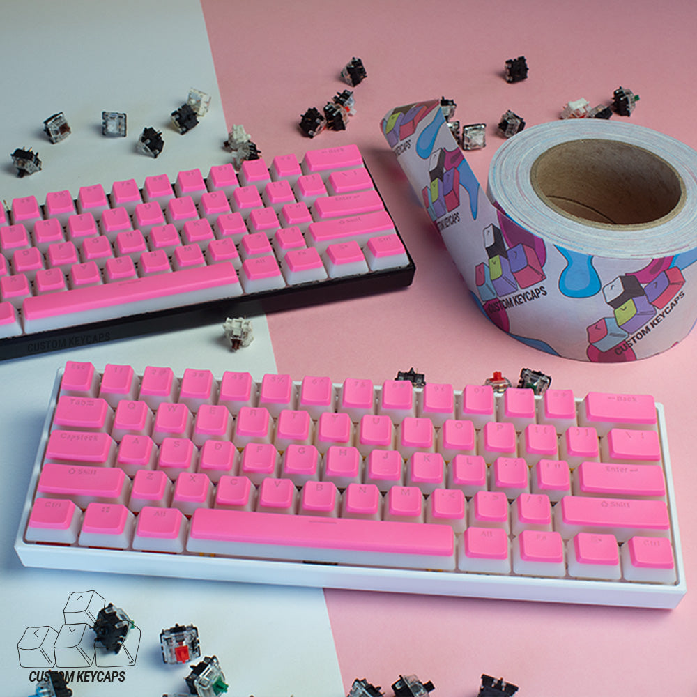 Pink Pudding Keycaps – Custom Keycaps UK