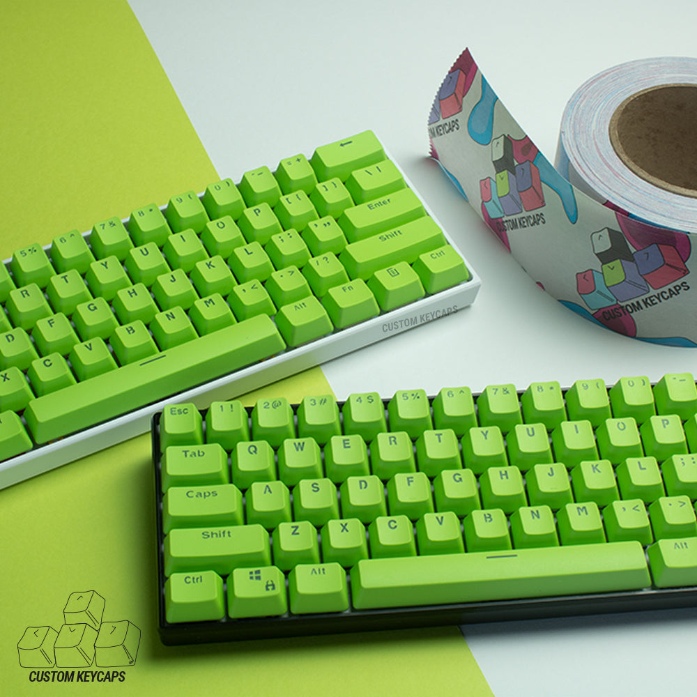 Light Green PBT Keycaps – Custom Keycaps UK