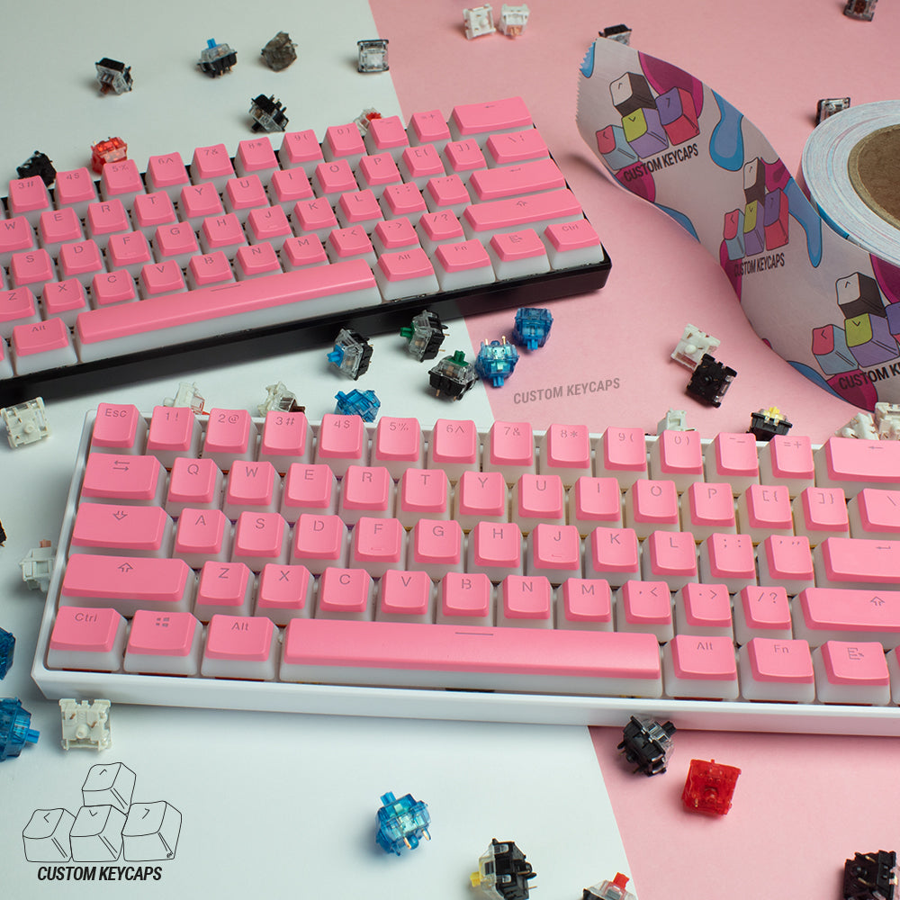 Light Pink Pudding Keycaps – Custom Keycaps UK