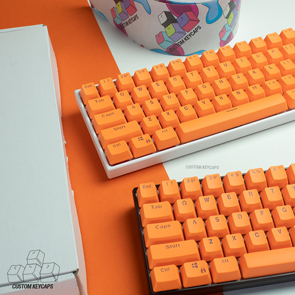 Orange PBT Keycaps – Custom Keycaps UK