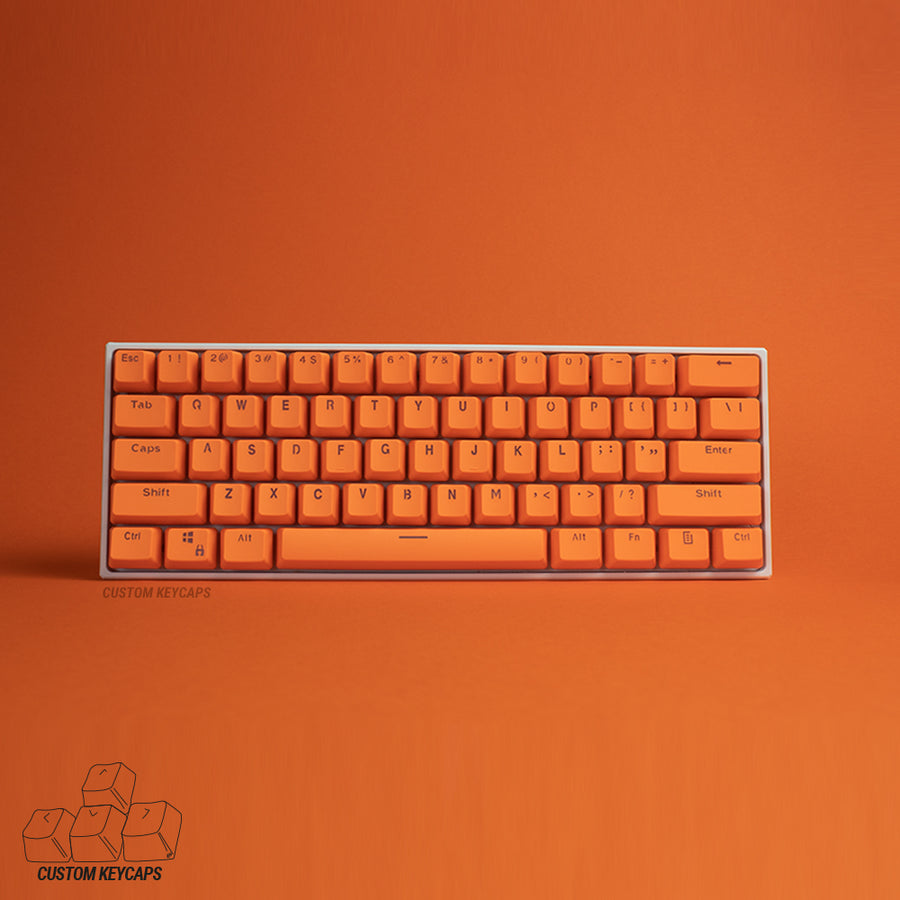 Orange PBT Keycaps – Custom Keycaps UK